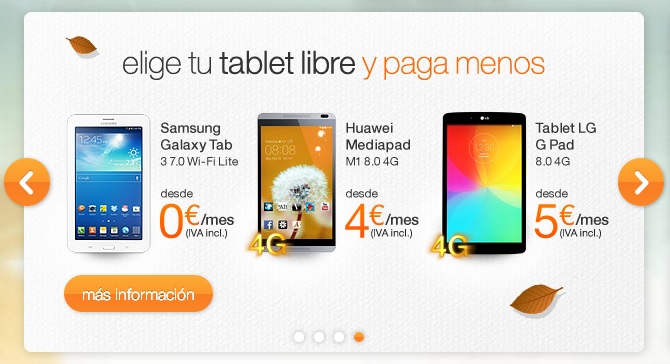 Consigue tu tablet en Orange España | liberar-tu-movil.es